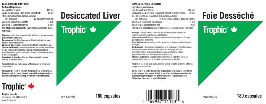 Trophic Desiccated Liver – Quantum Health Whistler