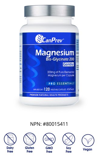 CanPrev Magnesium Bis-Glycinate 200 Gentle – Quantum Health Whistler