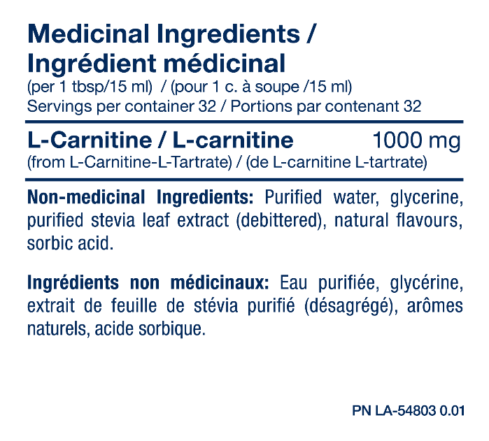 PVL Liquid Carnitine – Quantum Health Whistler
