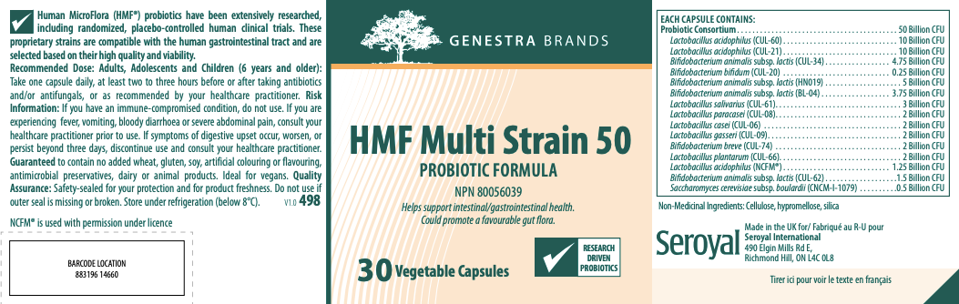 Genestra HMF Multi Strain 50 – Quantum Health Whistler