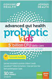 Genuine Health Advanced Gut Health Probiotic for Kids - 5 Billion CFU3 ...