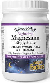 Natural Factors Nighttime Magnesium Bisglycinate Powder – Quantum ...