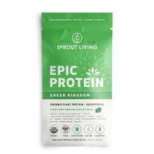 Sprout Living Epic Protein Organic Plant Protein + Superfoods Green Ki ...